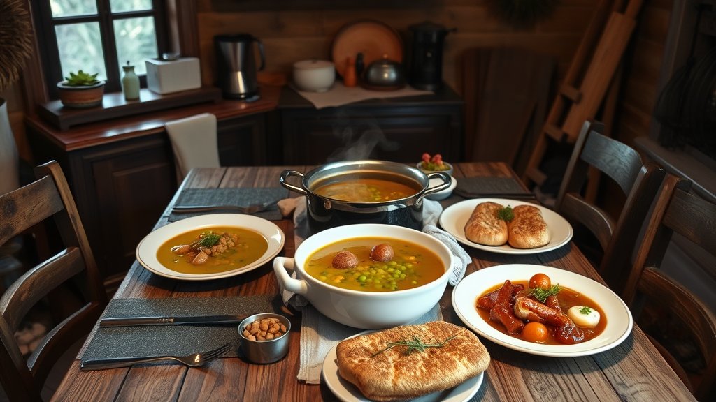 Warme wintergerechten: erwtensoep, stamppot en meer